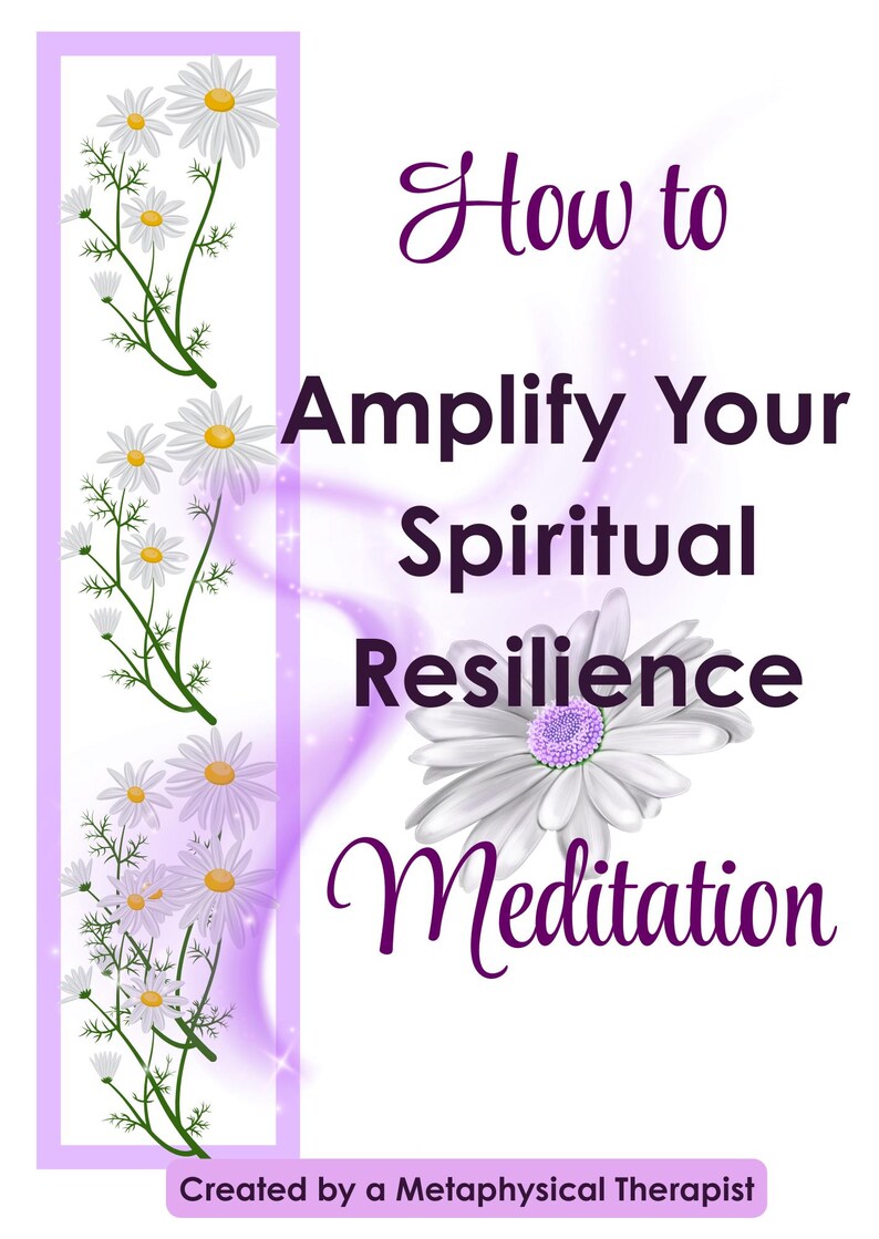 Spiritual Resilience Meditation | Reflection Journal Page | Christian ...