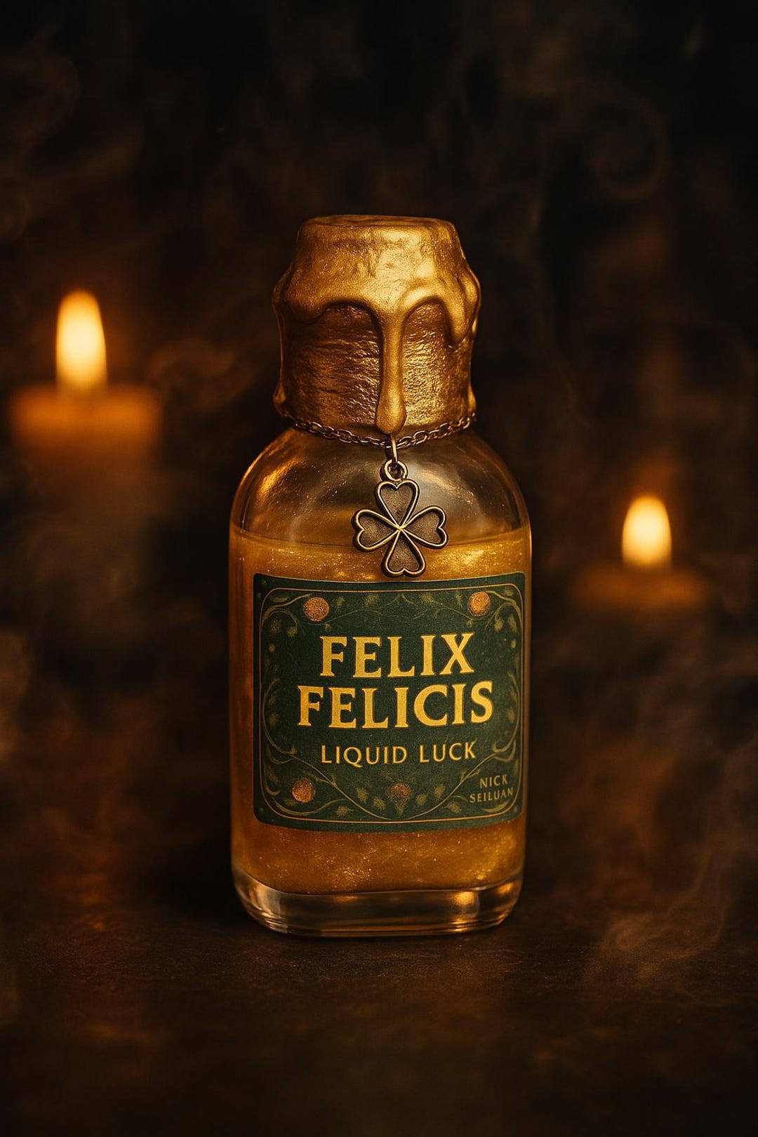 Felix Felicis Potion Bottle – Liquid Luck Gothic Decor - Etsy