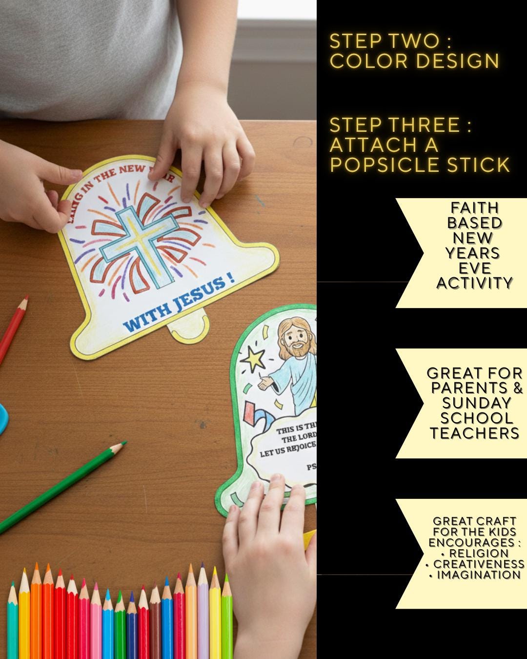 Sunday School New Year Lesson Activity, Kids Ministry Printable ...
