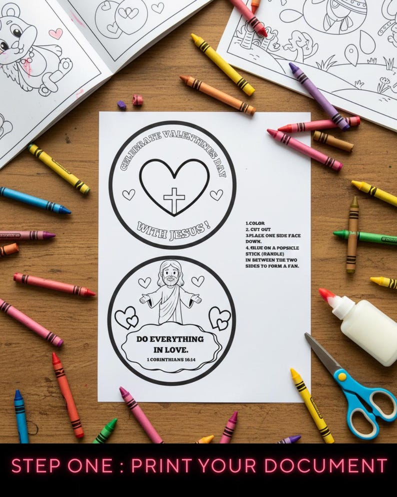 Christian Valentine's Crafts | Bible Verse Activity | Sunday School ...