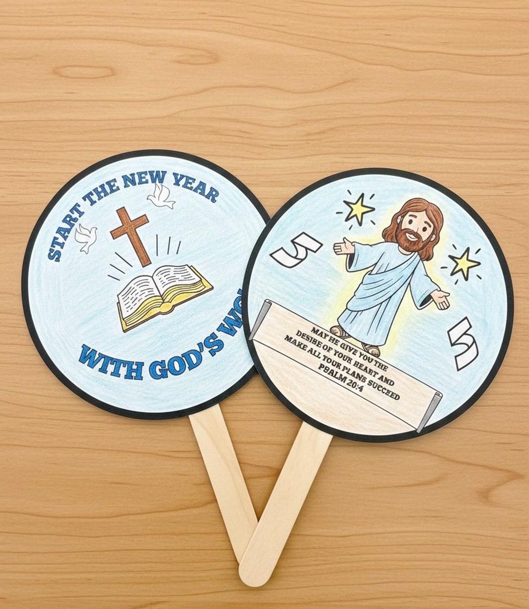 Christian New Year's Eve Craft for Kids | Sunday School Activity ...