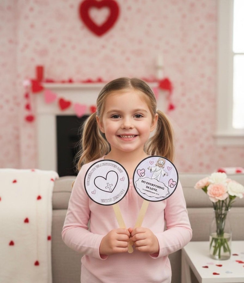 Christian Valentine's Crafts | Bible Verse Activity | Sunday School ...