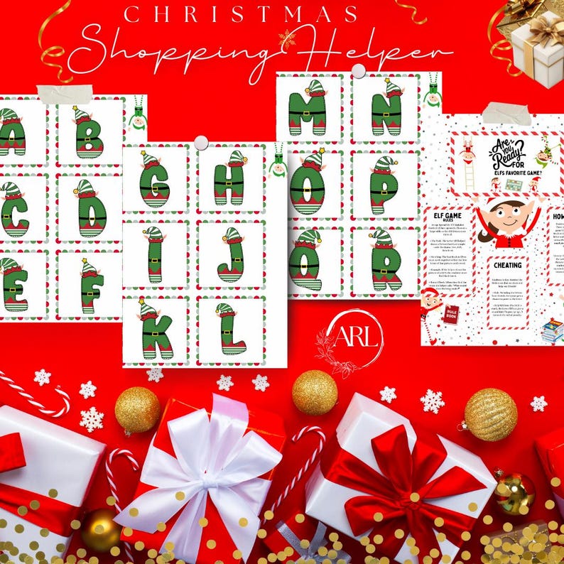 Elf ABC Phonics Holiday Game - Etsy