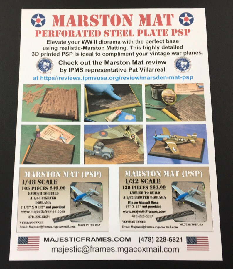 1/48 Scale Marston Mat (PSP) - IPMS REVIEWED - Etsy