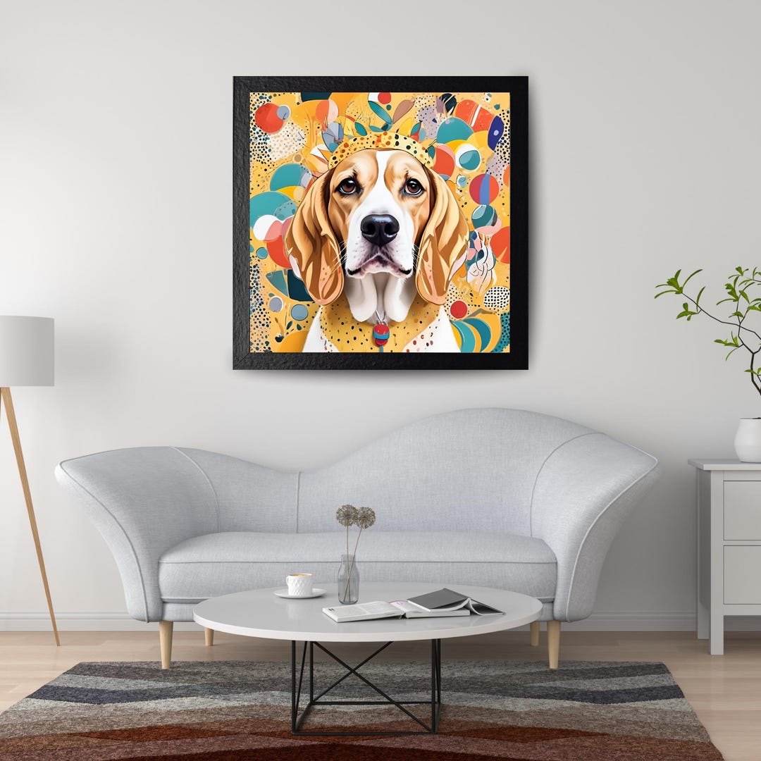 Dog Wall Art - Beagle Poster - Etsy
