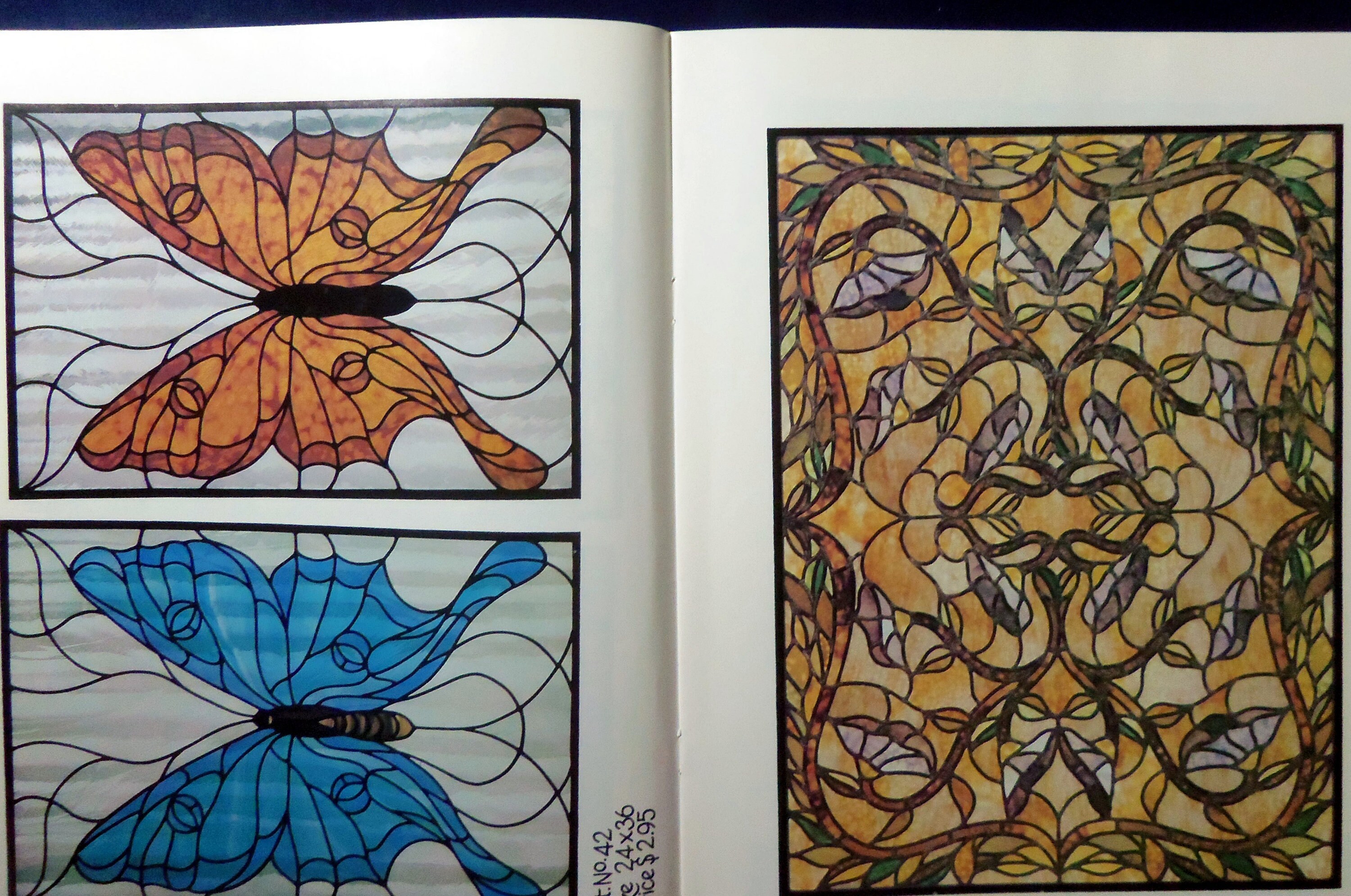 Stained Glass Patterns in Color, Vintage - Etsy