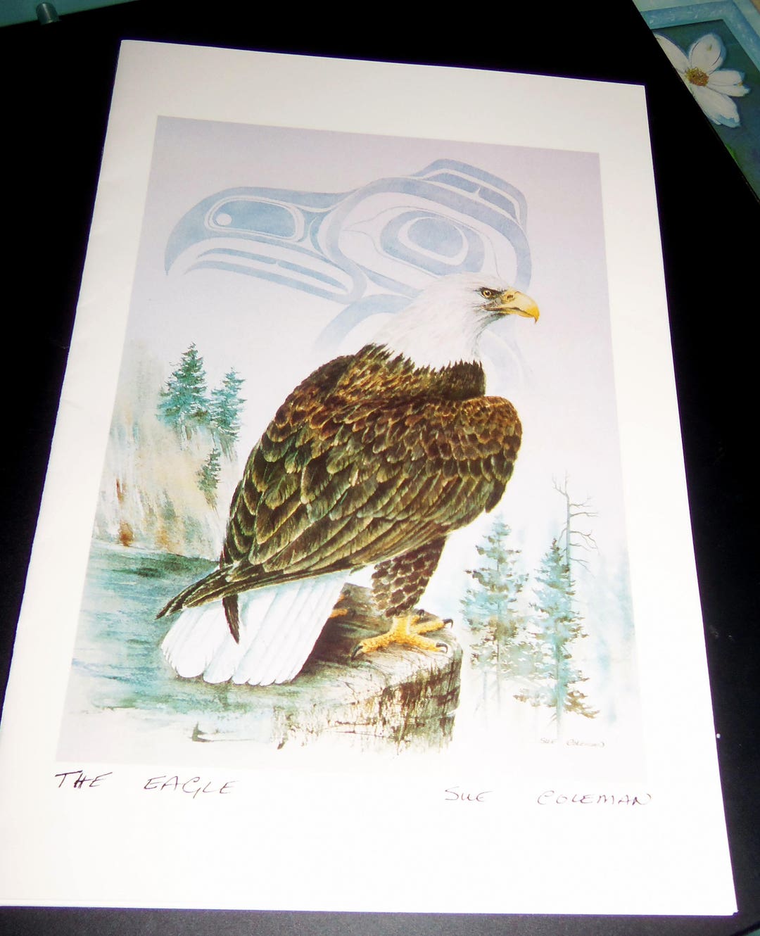 Bald Eagle Frameable Print Note Card From the Indian Interpretive ...