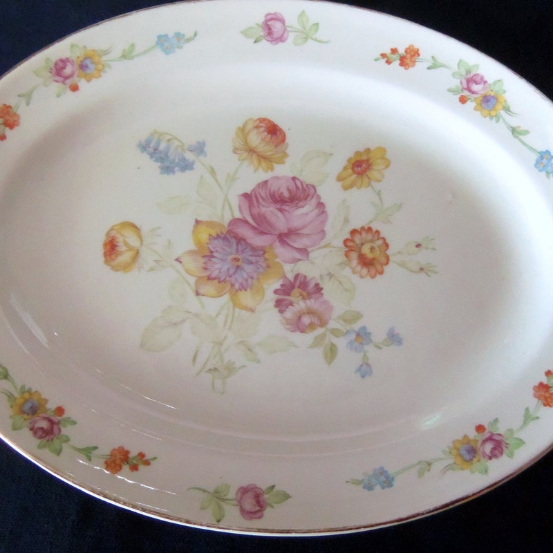 Edwin M Knowles Platter - Etsy