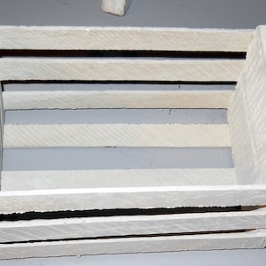 Shabby Chic Small Slatted Wooden Box, Vintage - Etsy