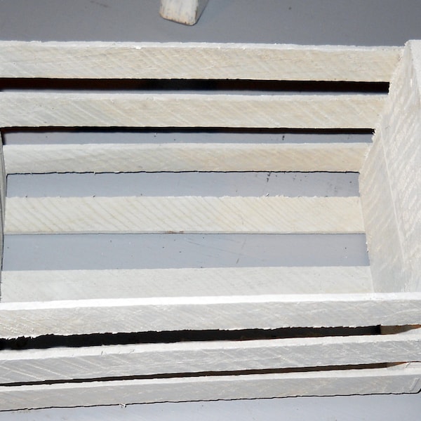 Slatted Wood Box - Etsy