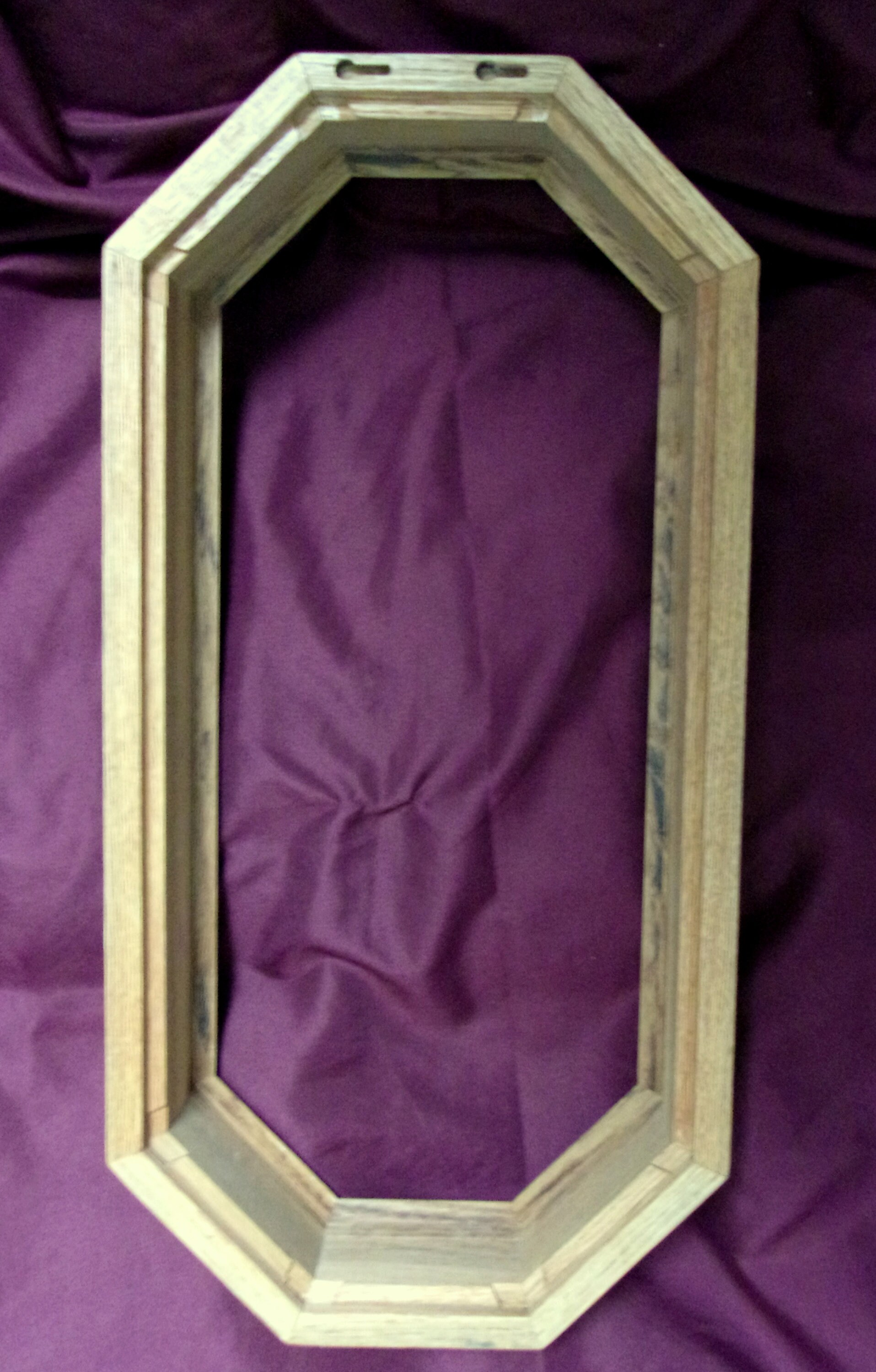 Clarity Oak Clock Frame With Hinged Door One of a Kind - Etsy