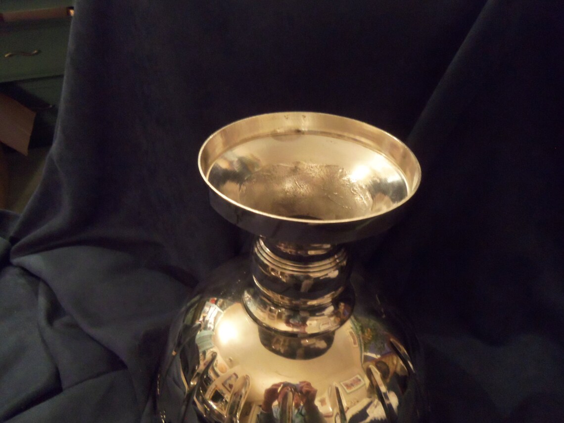 Beautiful Silver Plated Bowl Compote With Pierced Design and Scalloped ...