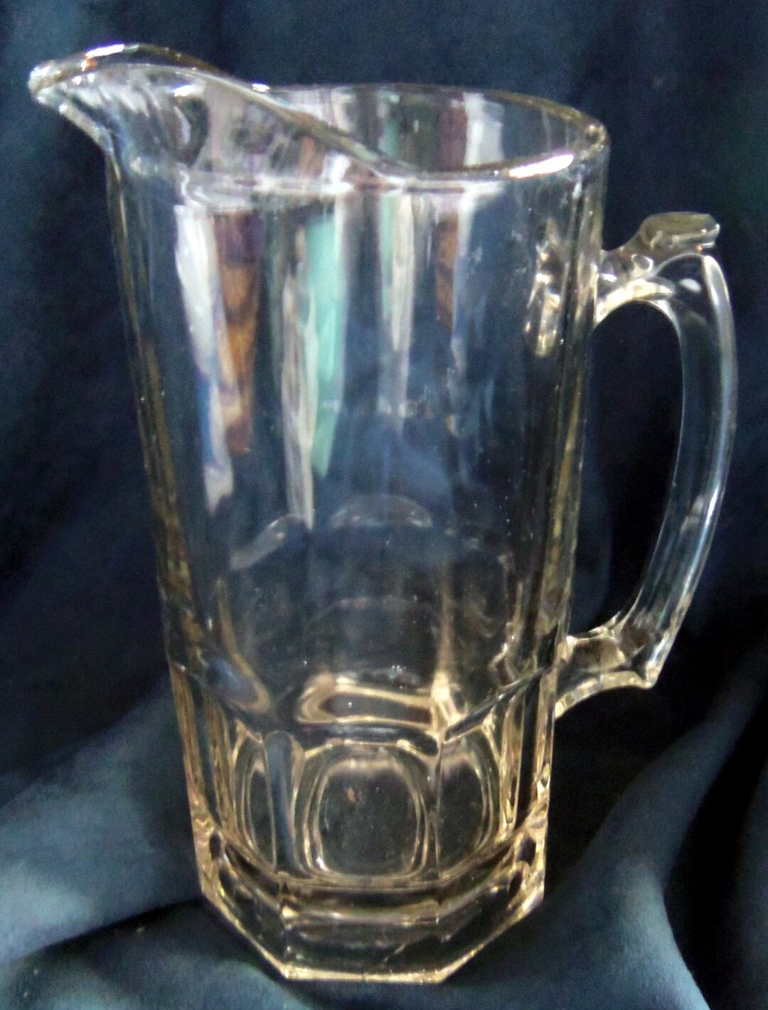 Heavy Glass Mug Style Pitcher for Beer or Root Beer, Vintage - Etsy