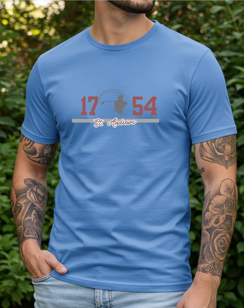 Golf History T-shirt | Vintage St Andrews 1754 Tee | Year Golf Was ...