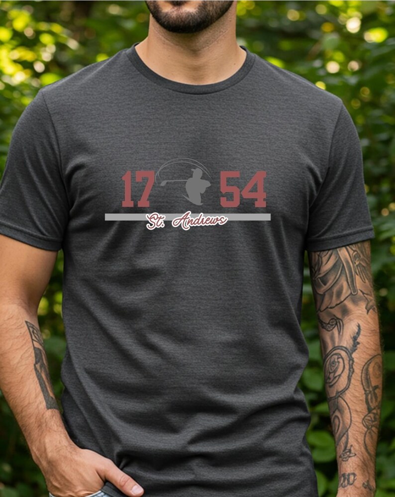 Golf History T-shirt | Vintage St Andrews 1754 Tee | Year Golf Was ...