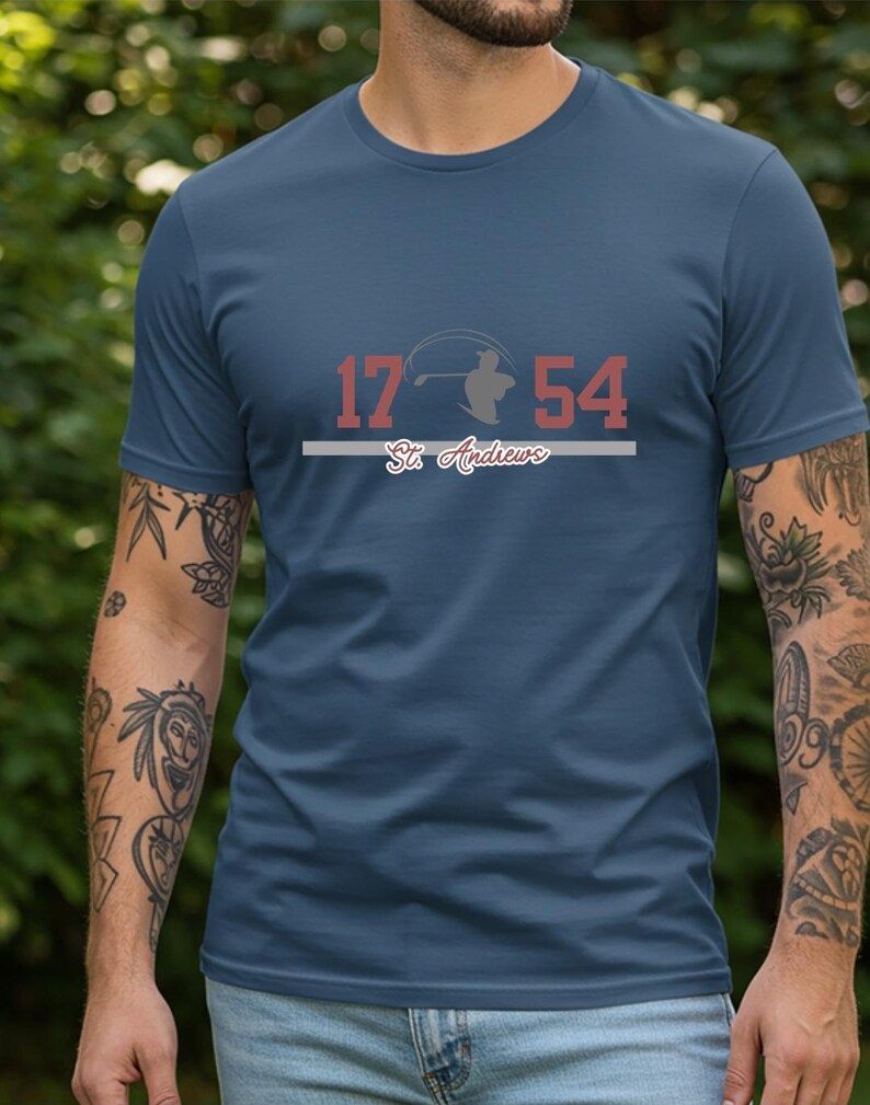 Golf History T-shirt | Vintage St Andrews 1754 Tee | Year Golf Was ...