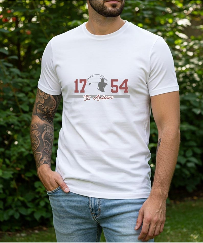 Golf History T-shirt | Vintage St Andrews 1754 Tee | Year Golf Was ...