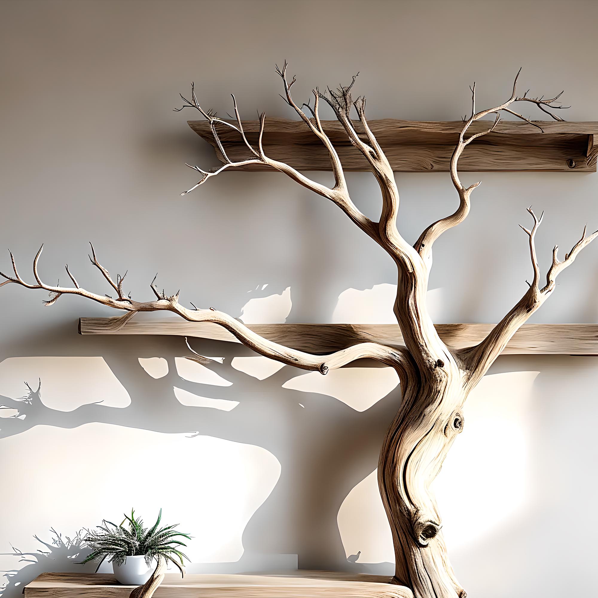 Floating Bookshelf Solid Wood Bookshelf Perennial Wood Wall Mounted ...