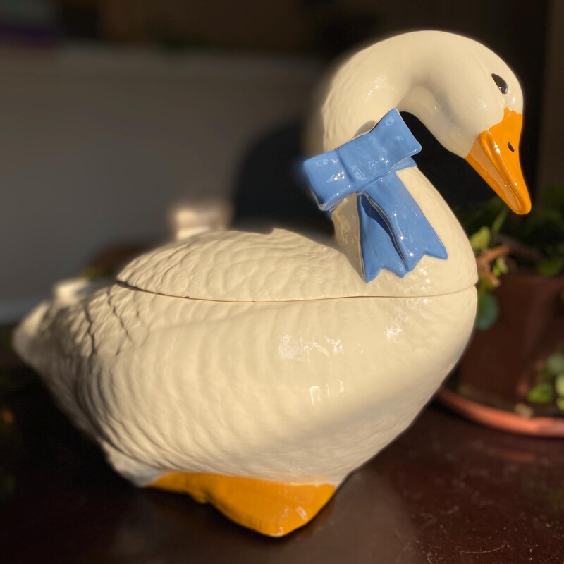 Goose Cookie Jar - Etsy