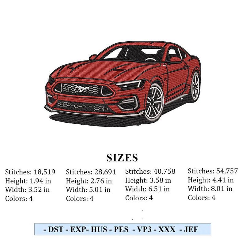 Ford Dst Embroidery File - Etsy
