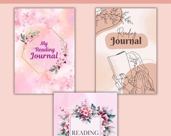 Book Cover Template (digital), Create Book Covers for Reading Journals ...