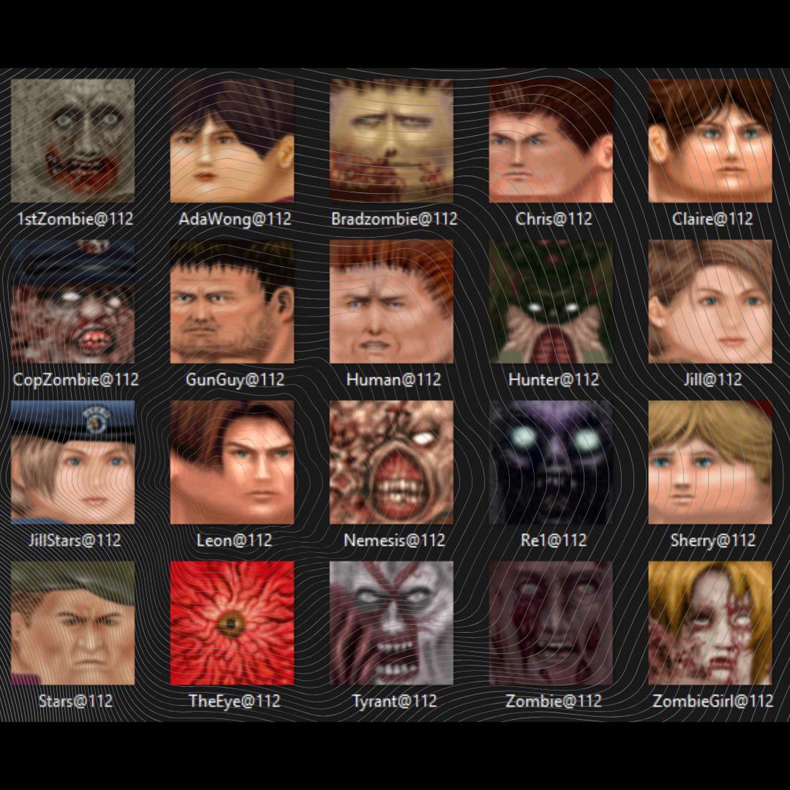 Resident Evil Emotes Pack: Retro Horror Twitch Stream (112x112 PNG) - Etsy