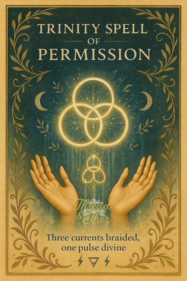 Trinity Spell Sigil Art: Mystical Witchy Printable (digital Download ...