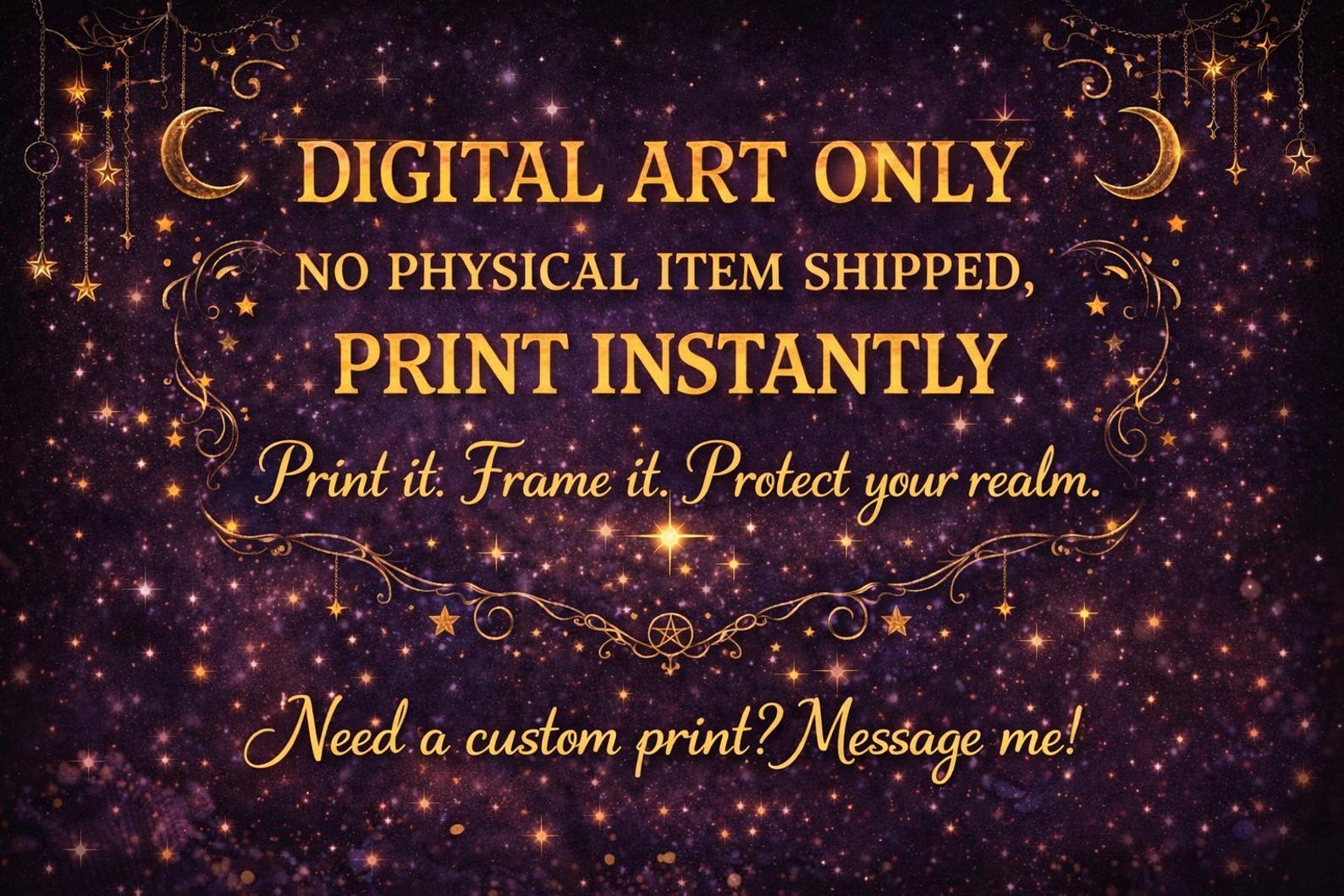 Witch's Coffee & Potion Menu Print: Magical Kitchen Wall Art (digital ...