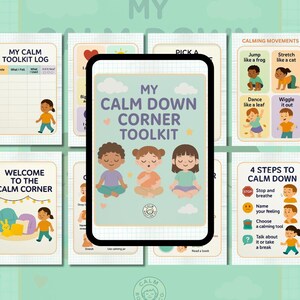 Calm Down Toolkit for Preschool Children | Printable Self-regulation ...