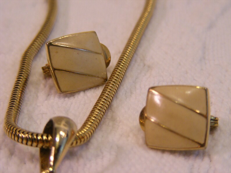 White and Gold Curated Collection White Enamel Jewelry Lot | Etsy