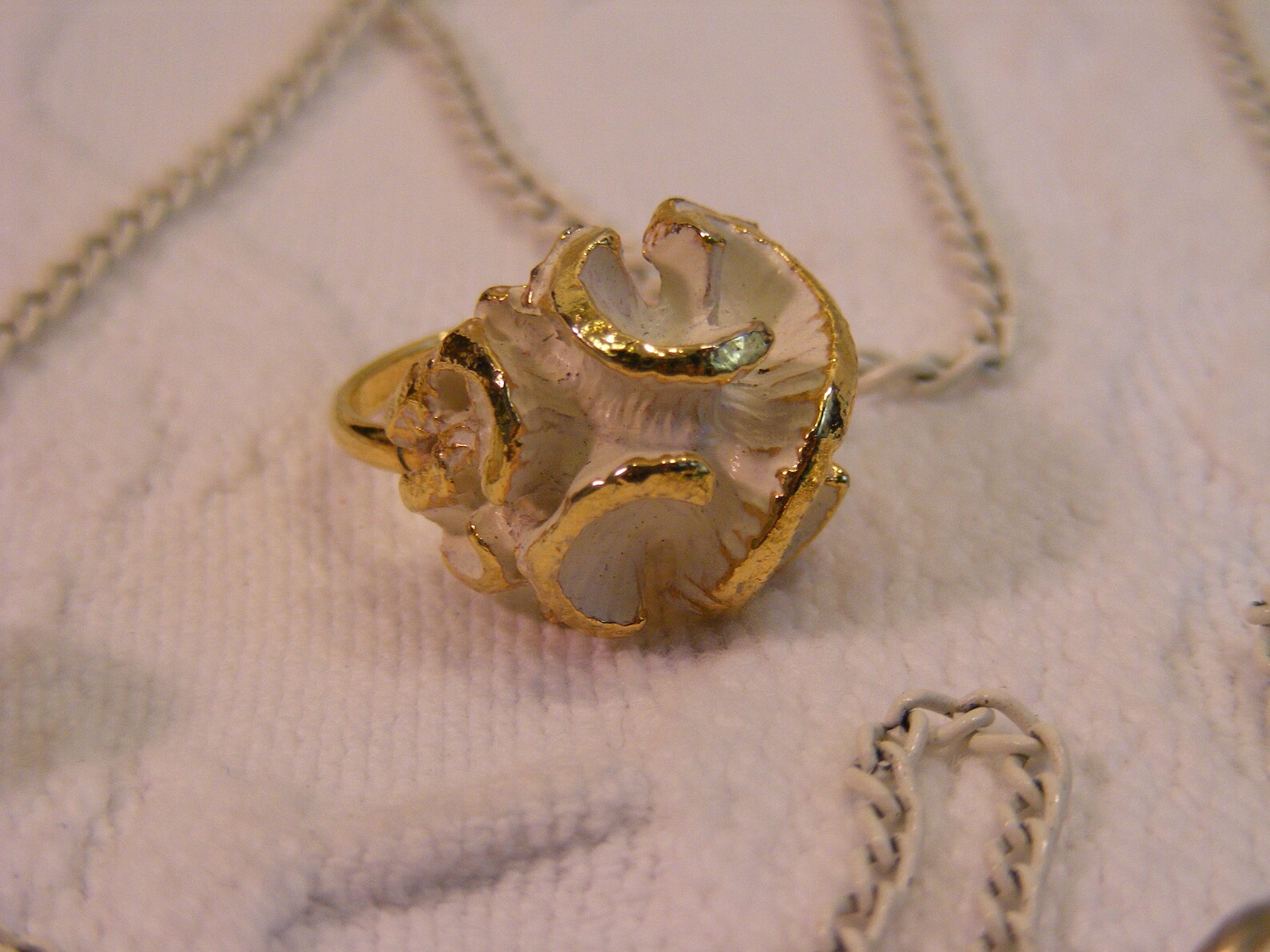 White and Gold Curated Collection White Enamel Jewelry Lot | Etsy