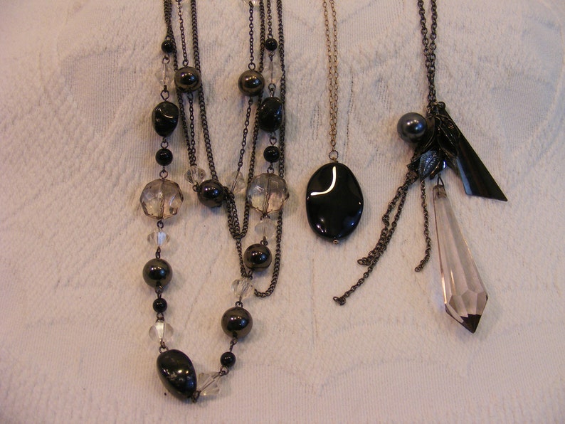 Curated Collection of Goth Rocker Long Necklaces and Earrings | Etsy