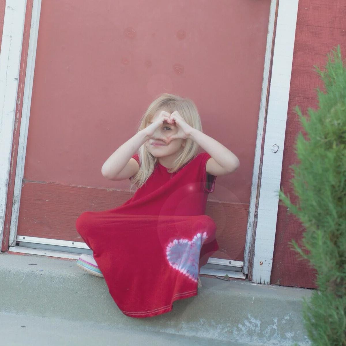 Red Heart Kids Dress – Soft Bamboo Tencel | Sensory-friendly ...