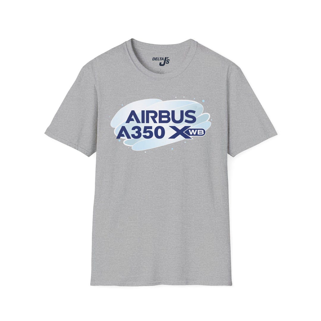 Airbus A350 XWB Logo T-shirt | A 350 Aviation Shirt, Extra Wide Body ...