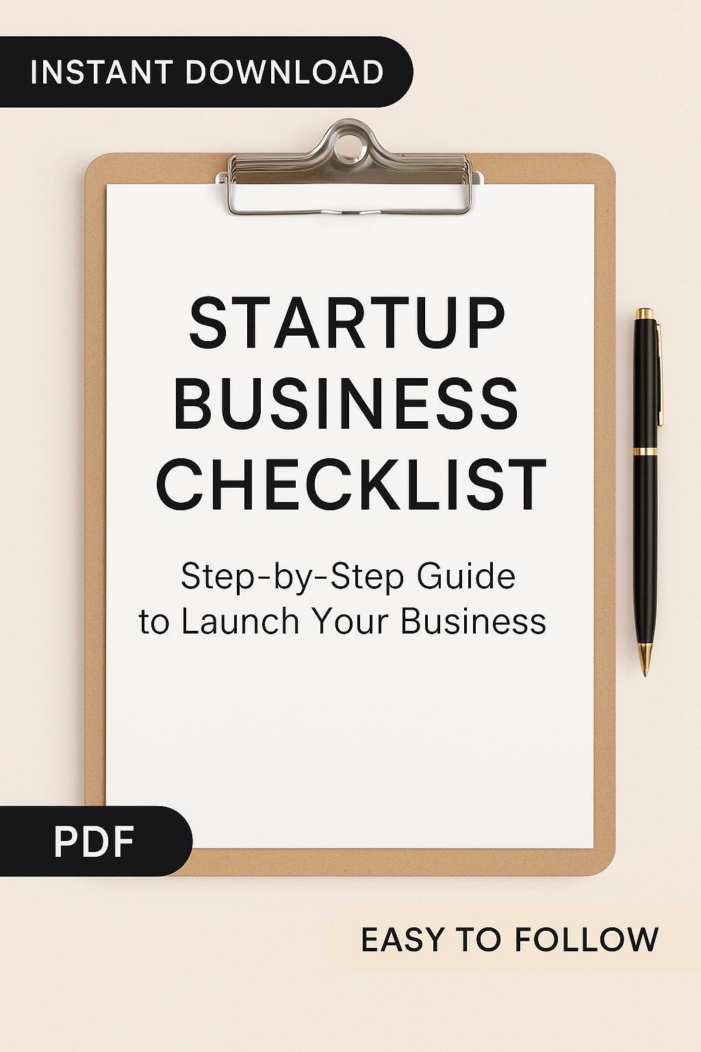Startup Business Checklist PDF (2025 EDITION) - Etsy