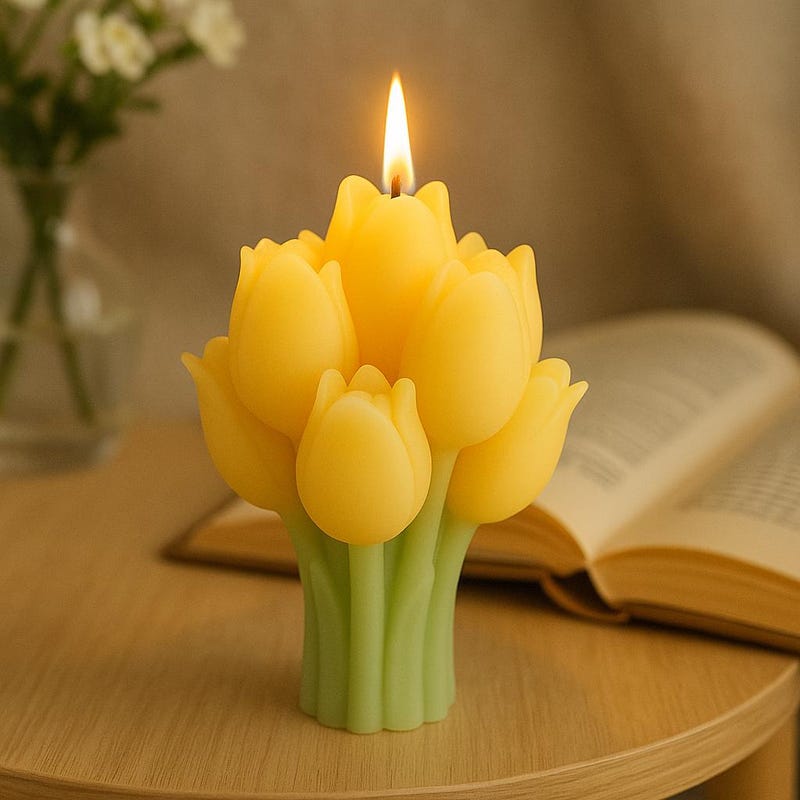 Tulip Bouquet Candles - Etsy