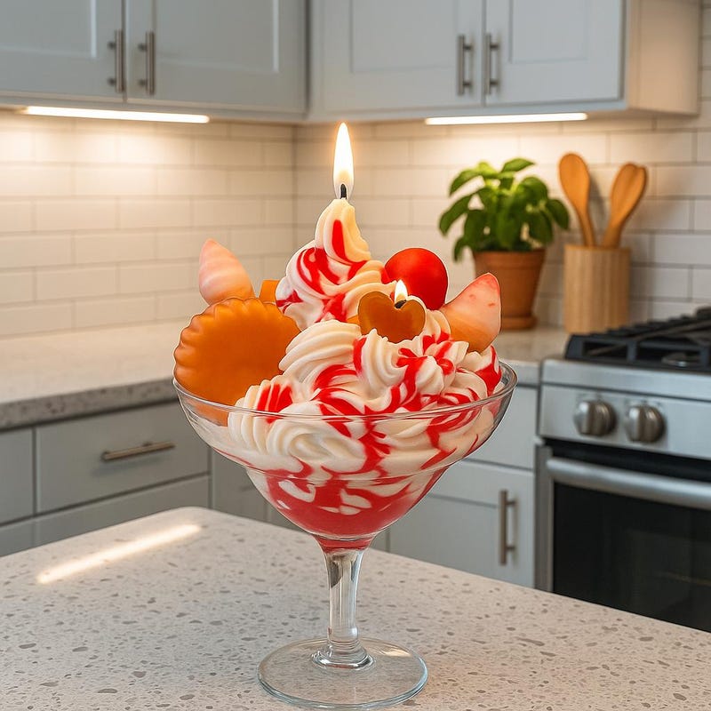 Ice Cream Candle - Etsy