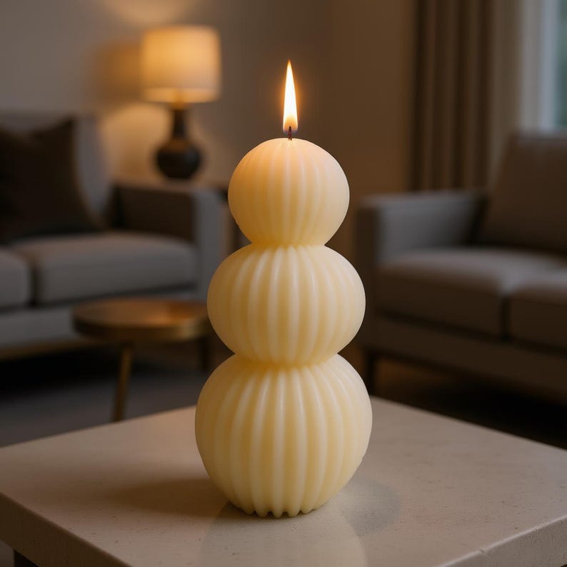 Modern Sculptural Candles – Minimalist Decorative Candle Collection - Etsy