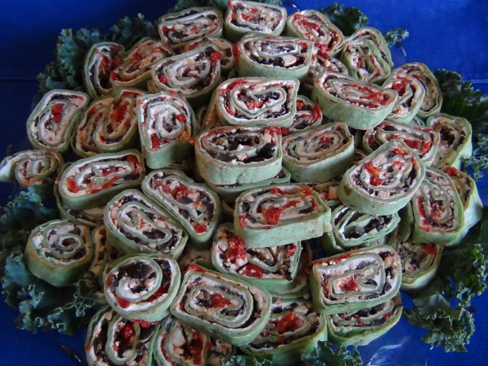 GREEK PINWHEEL Appetizers PDF Recipe Party Time Christmas Colors ...