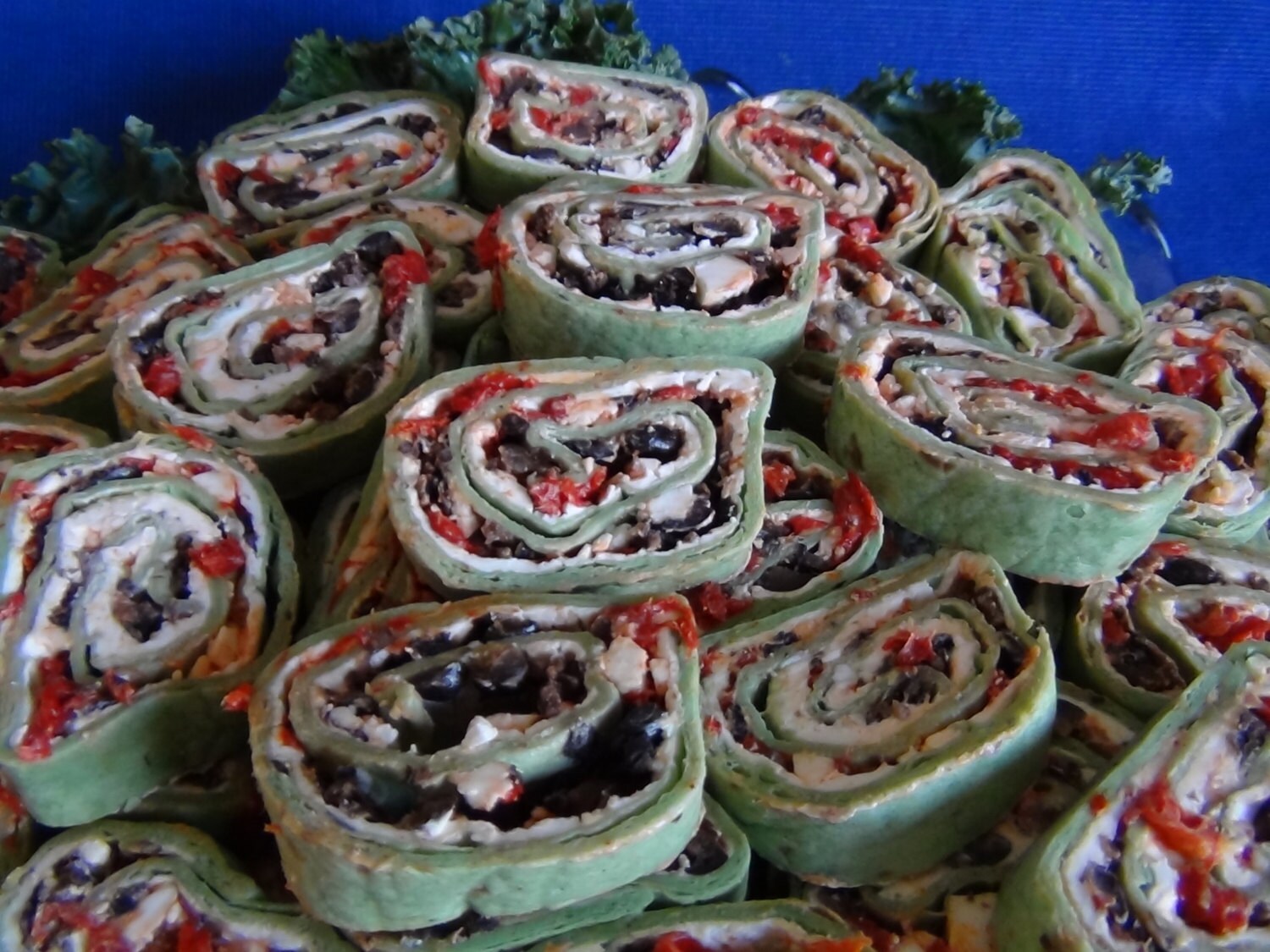 GREEK PINWHEEL Appetizers PDF Recipe Party Time Christmas Colors ...