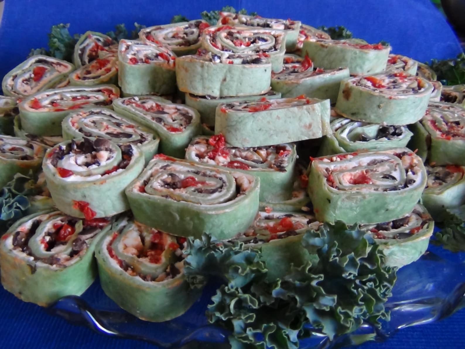 GREEK PINWHEEL Appetizers PDF Recipe Party Time Christmas Colors ...