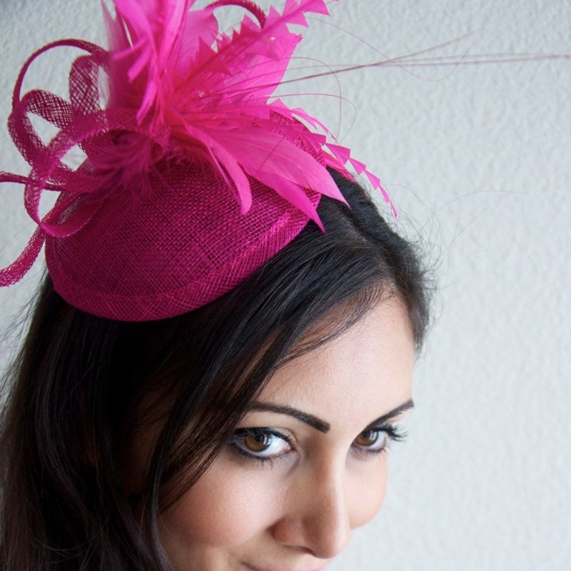 Pink Fascinator - Etsy