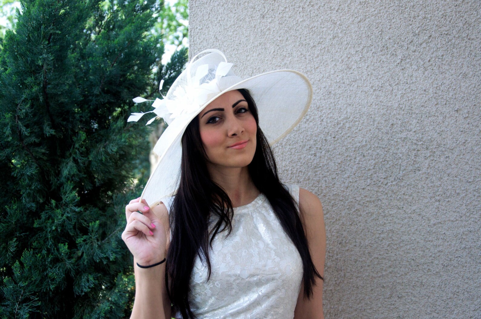 Red Sun Hat alexandria Red Fascinator Sun Hat W/ Mesh Flowers and ...