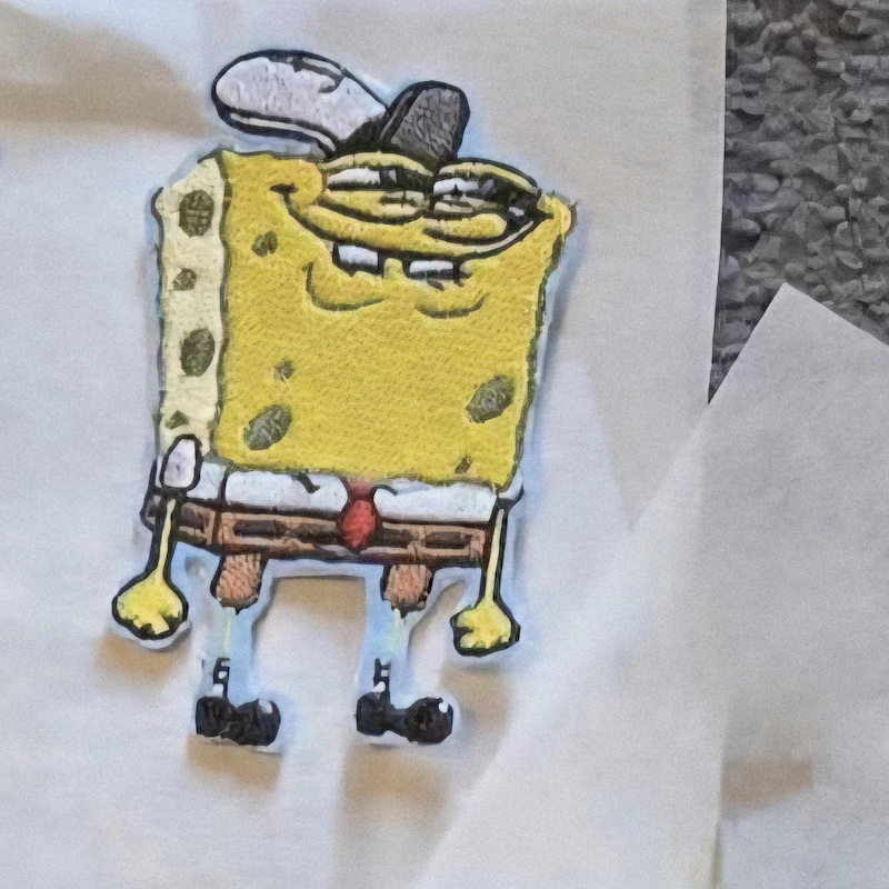 Spongebob Patch - Etsy