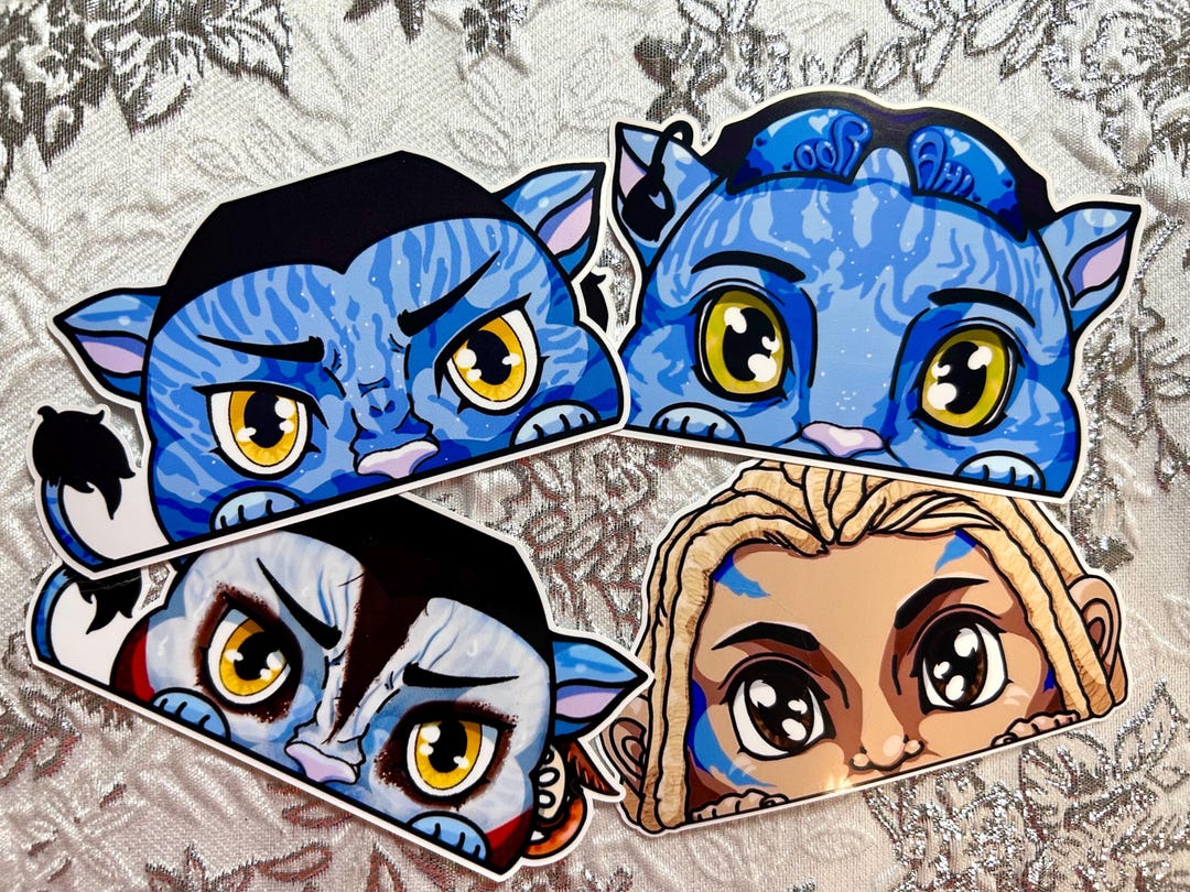 Avatar Recoms Quaritch Spider Socorro Bundle Peeker Stickers - Etsy