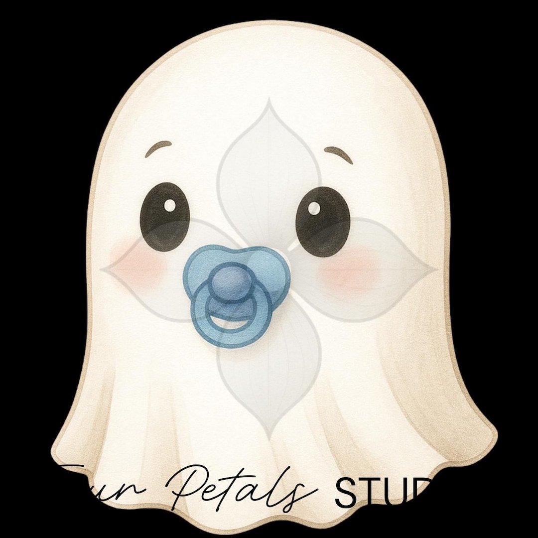 Baby Boy Boo - Boo Family Cute Ghost PNG | Four Petals Studio Digital ...