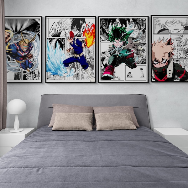 Manga Posters Mha - Etsy UK