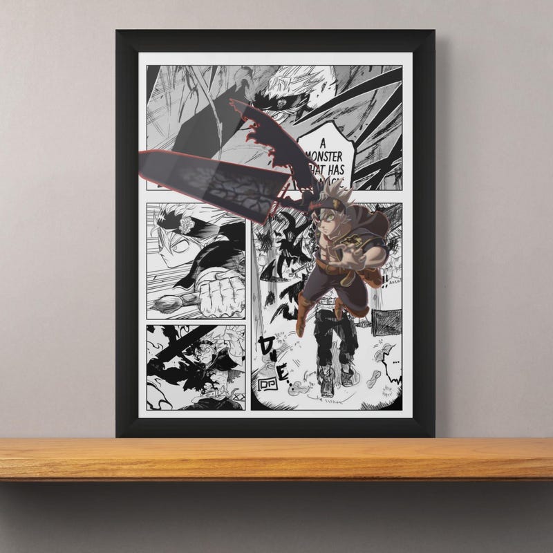 Black Clover Poster Print - Etsy
