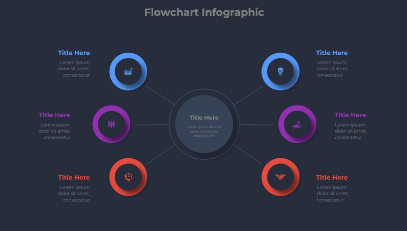 Electric Ember Infographic Suite | Animated Business PPT Slides (dark ...