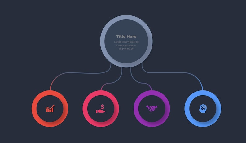 Electric Ember Infographic Suite | Animated Business PPT Slides (dark ...